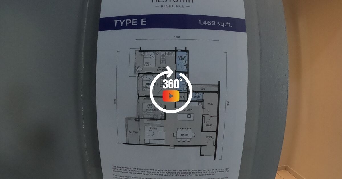 Alstonia Residence Sungai Long 1,469 Sqf virtual tour | Klapty